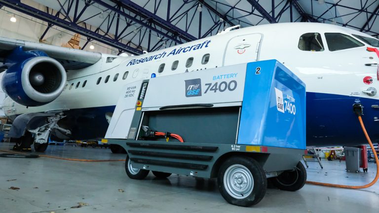 Sustainable ground power and towing equipment for our research aircraft ...