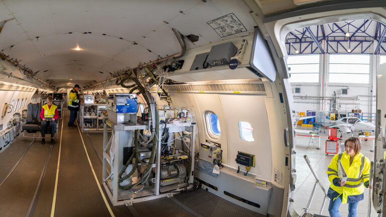 Reducing ozone-depleting equipment on our research aircraft - NCAS